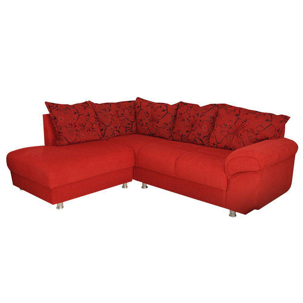 Sofá de canto 210x205 Gazin Chicago - Sofá de Canto - Magazine Luiza