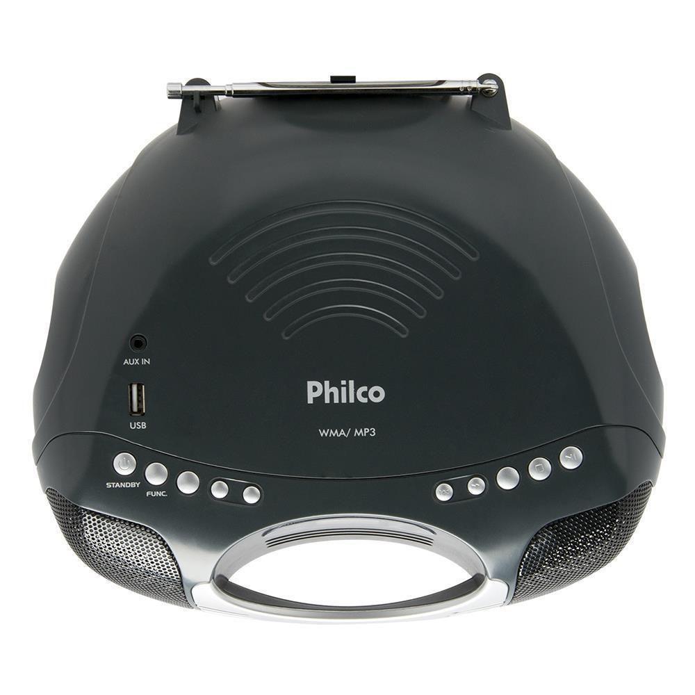 Som Portátil Philco PB119BT, Bluetooth, MP3, USB, Auxiliar - Bivolt ...