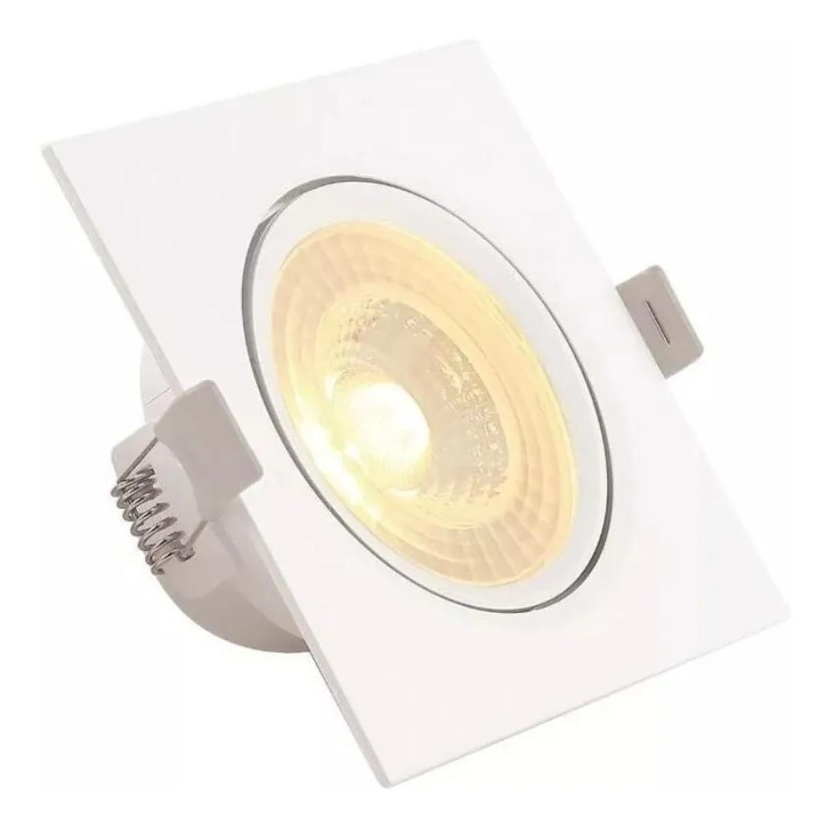 Spot Embutido Par 20 Quadrado 7w Luz Branca - Intral - Spot - Magazine ...