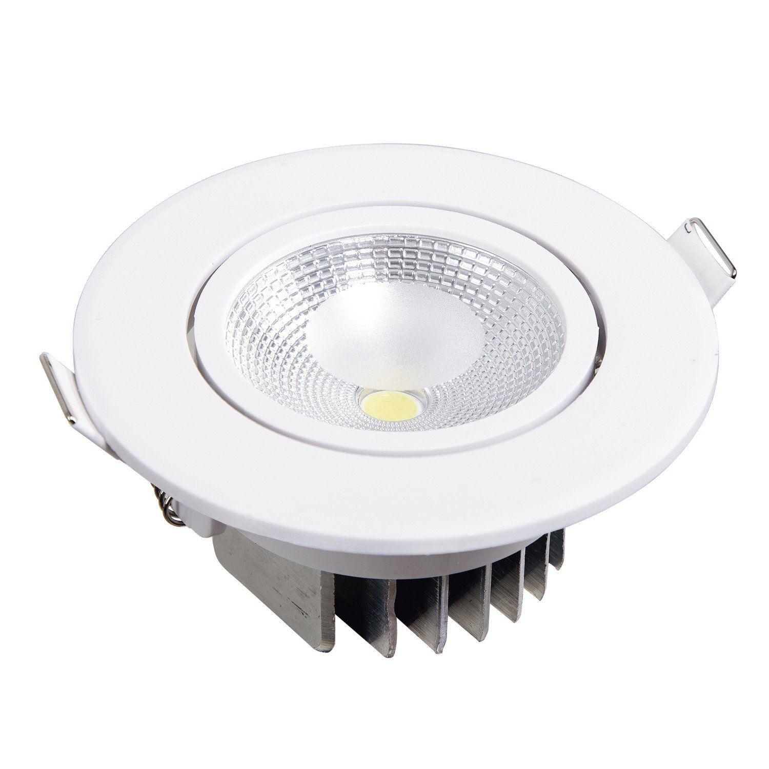 Spot LED Embutir Redondo 6W Blumenau 3000K Luz Amarela - Spot ...