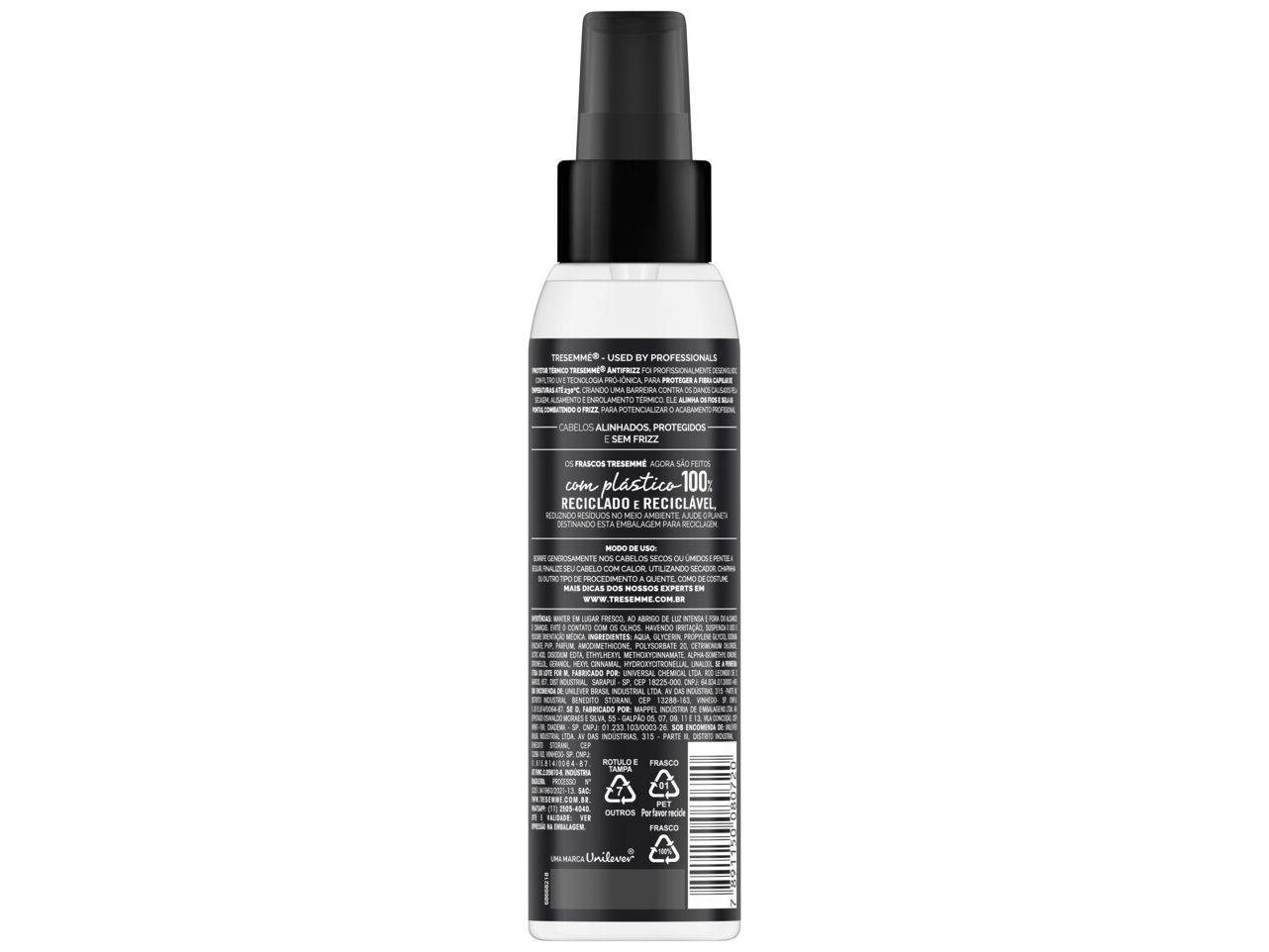 Spray Protetor Térmico TRESemmé Antifrizz 120ml - Protetor Térmico ...