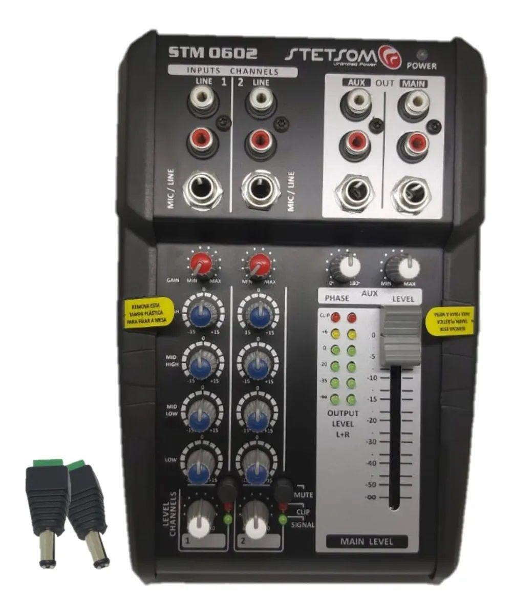 Stetsom Mesa Equalizadora Stm0602 Stereo 12v 6 Canais 2 Vias - Mesa de ...