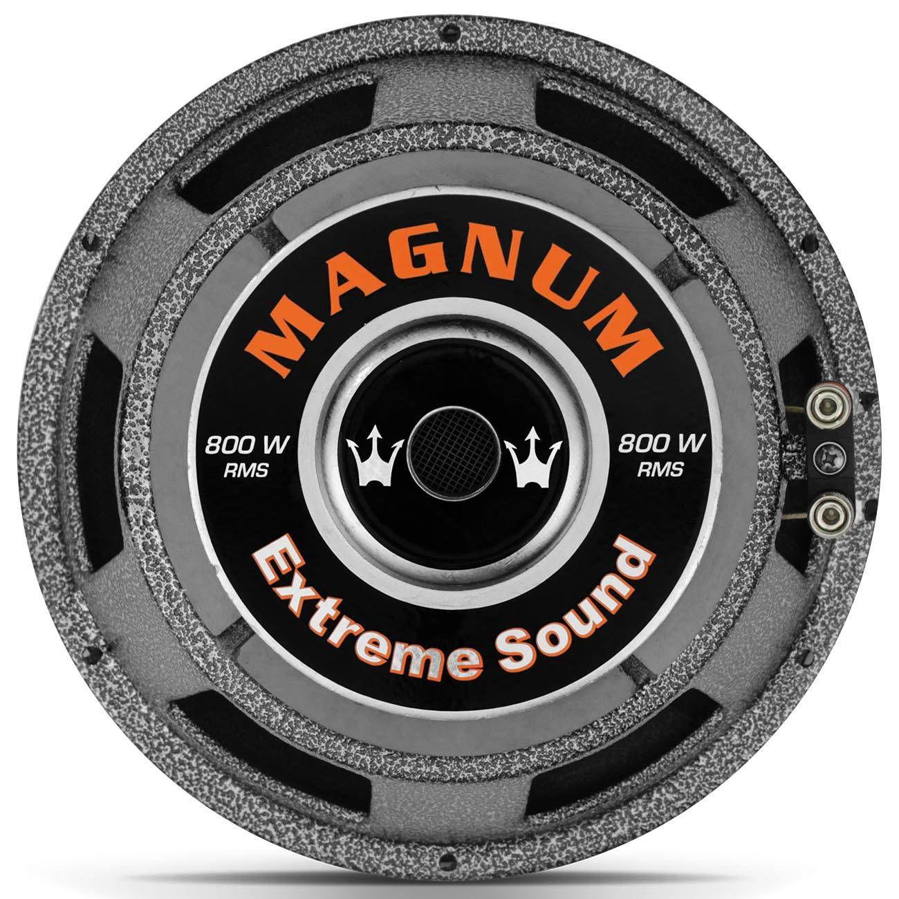 Subwoofer Automotivo Magnum Rex 10 Polegadas 800W RMS 4 Ohms Bobina ...