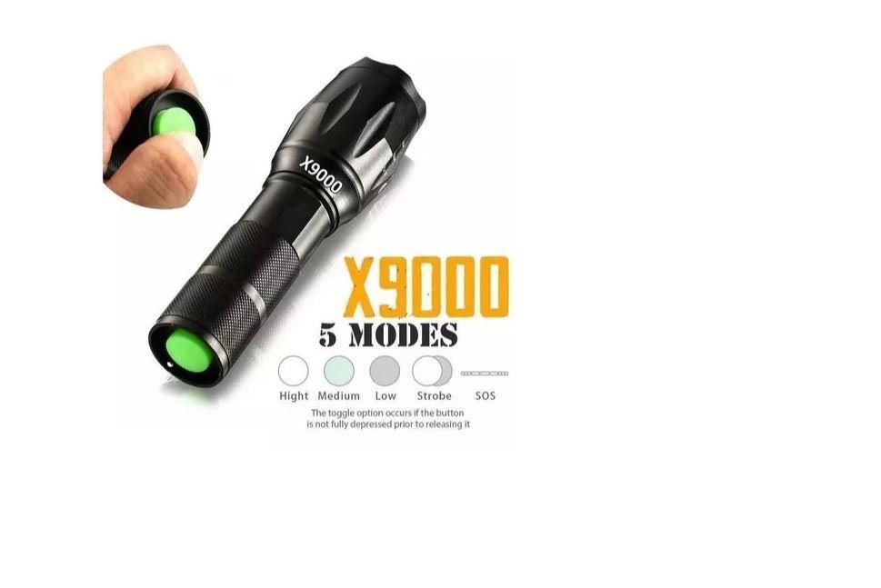 Super Mega Lanterna X9000 JYX Led T6 Ultra Potente - Lanterna ...