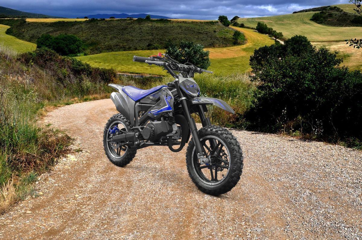 Super Mini Cross Bk-Db09 Partida Elétrica Azul - Bull Motors - Mini ...