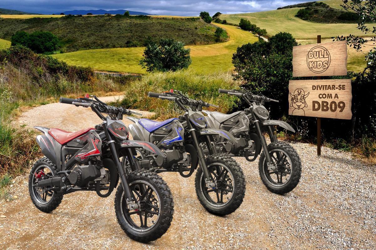 Super Mini Cross Bk-Db09 Partida Elétrica Preta - Bull Motors - Mini ...