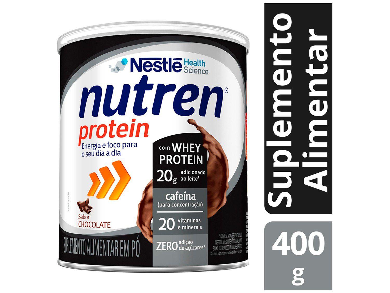 Suplemento Alimentar Adulto Nutren Chocolate Protein Zero 400g