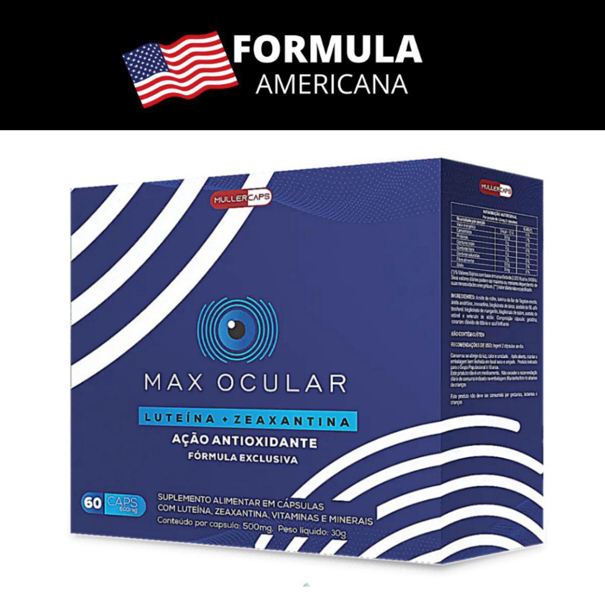 Suplemento Para Visão Trata Catarata,miopia Etc Max Ocular - Ship Caps ...