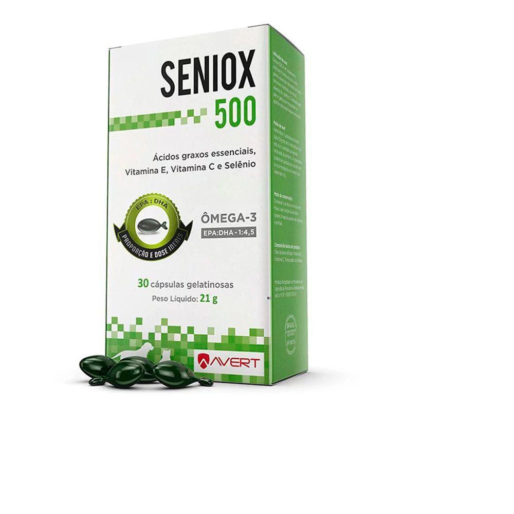 Suplemento Seniox 500 Mg Avert C/30 Cápsulas - Vitaminas e Suplementos ...