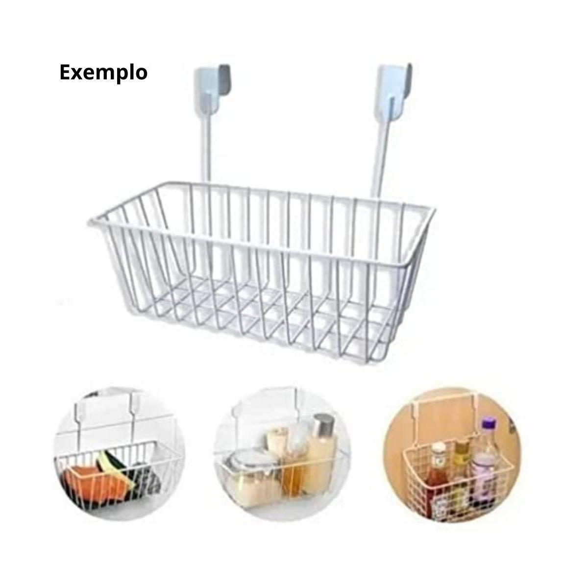 Suporte Cesto Organizador Metal Multiuso para Portas - Clink ...