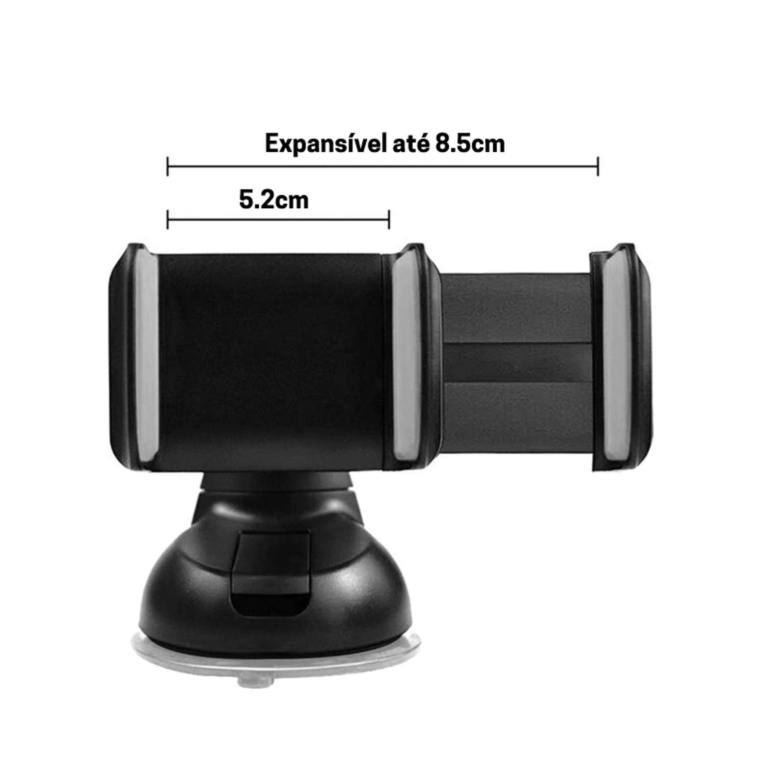 Suporte para Celular Ventosa Gruda Vidro Painel MTG-012 - Tomate ...