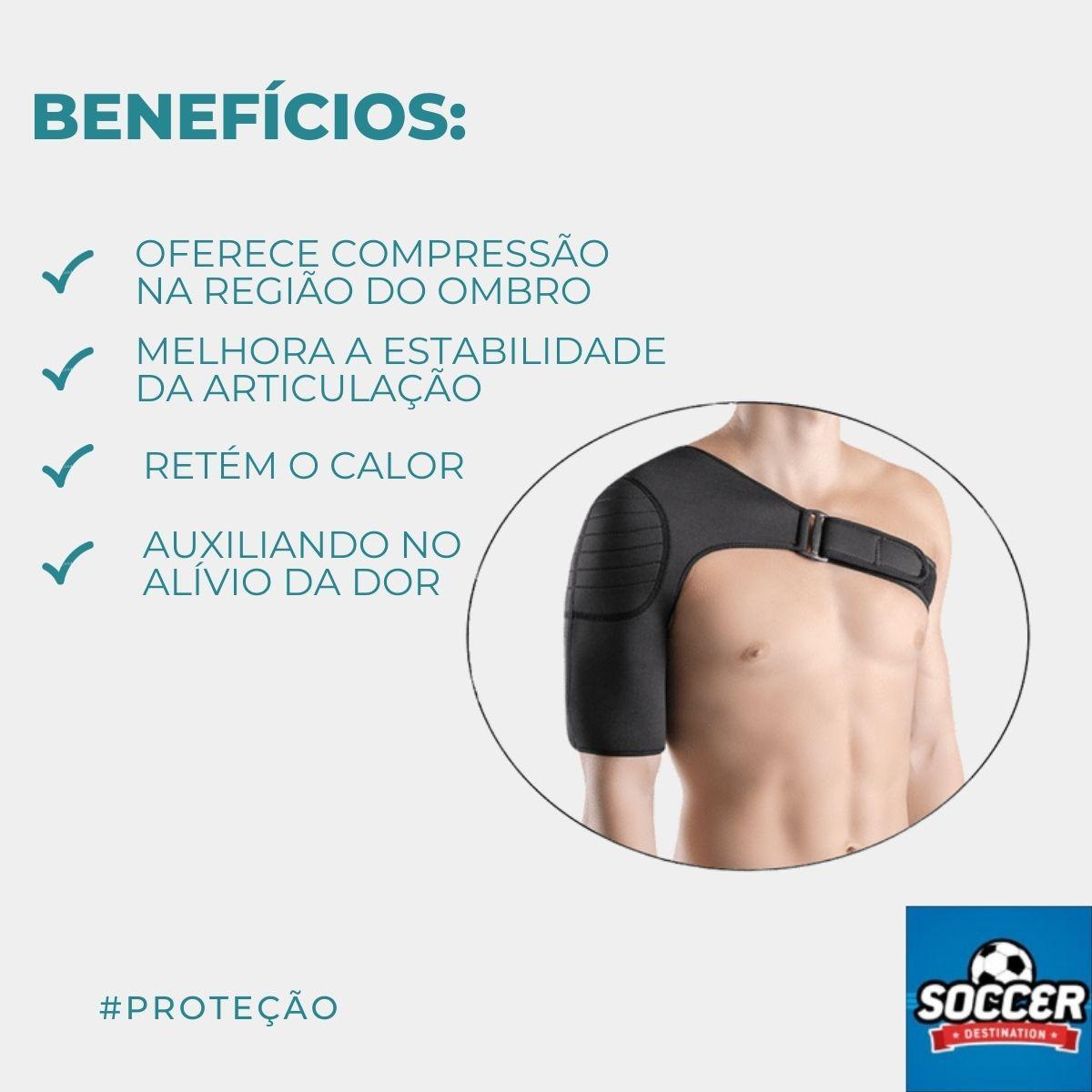 Suporte Para Ombro Ortopedico Ombreira compressão Hidrolight - Protetor ...