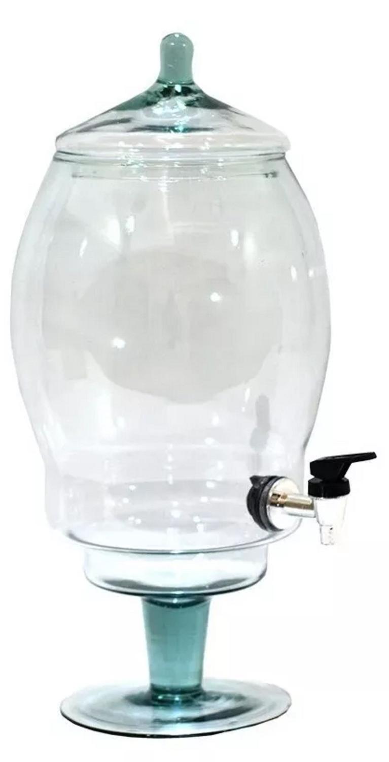 Suqueira de vidro com torneira transparente 5L - Glassutil - Suqueira ...