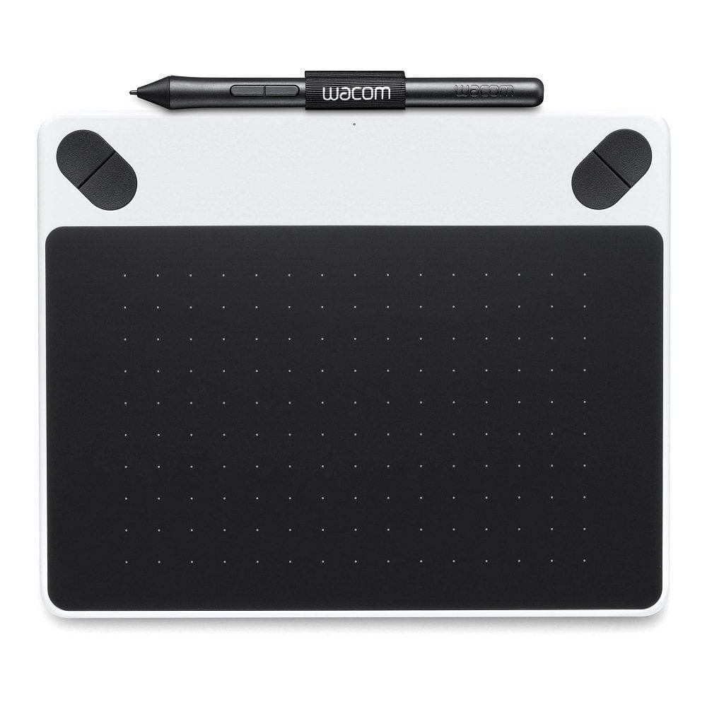 Tablet - 6 x 3,7pol - Wacom Intuos Draw Creative Pen Tablet (Small White) CTL490DW - Branco ...