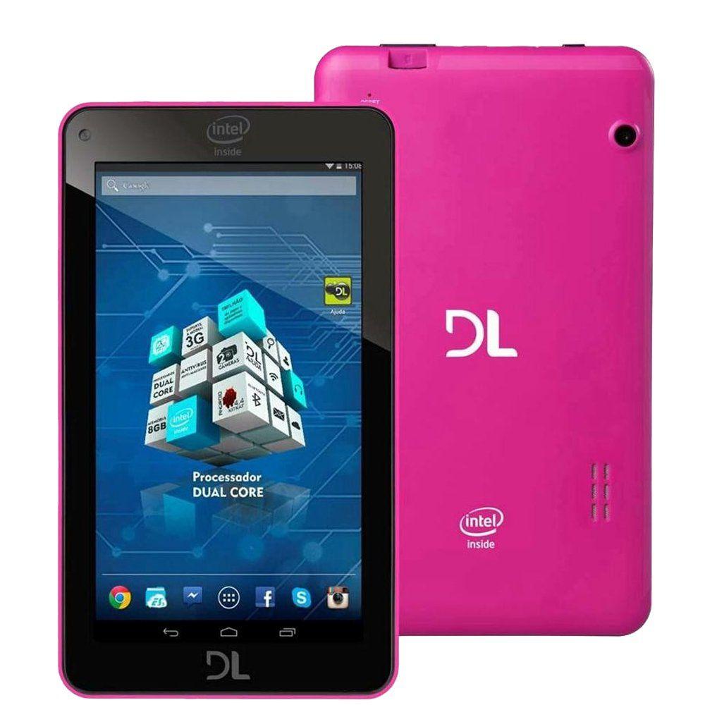 Tablet DL Xpro Tp266Bra 8GB Tela 7 Android 4.4 Wi-Fi Intel Dual-Core ...