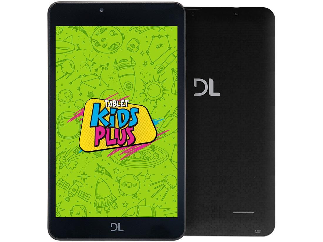 Tablet Infantil DL Kids Plus com Capa 8GB 7” - Wi-Fi Android Quad-Core ...