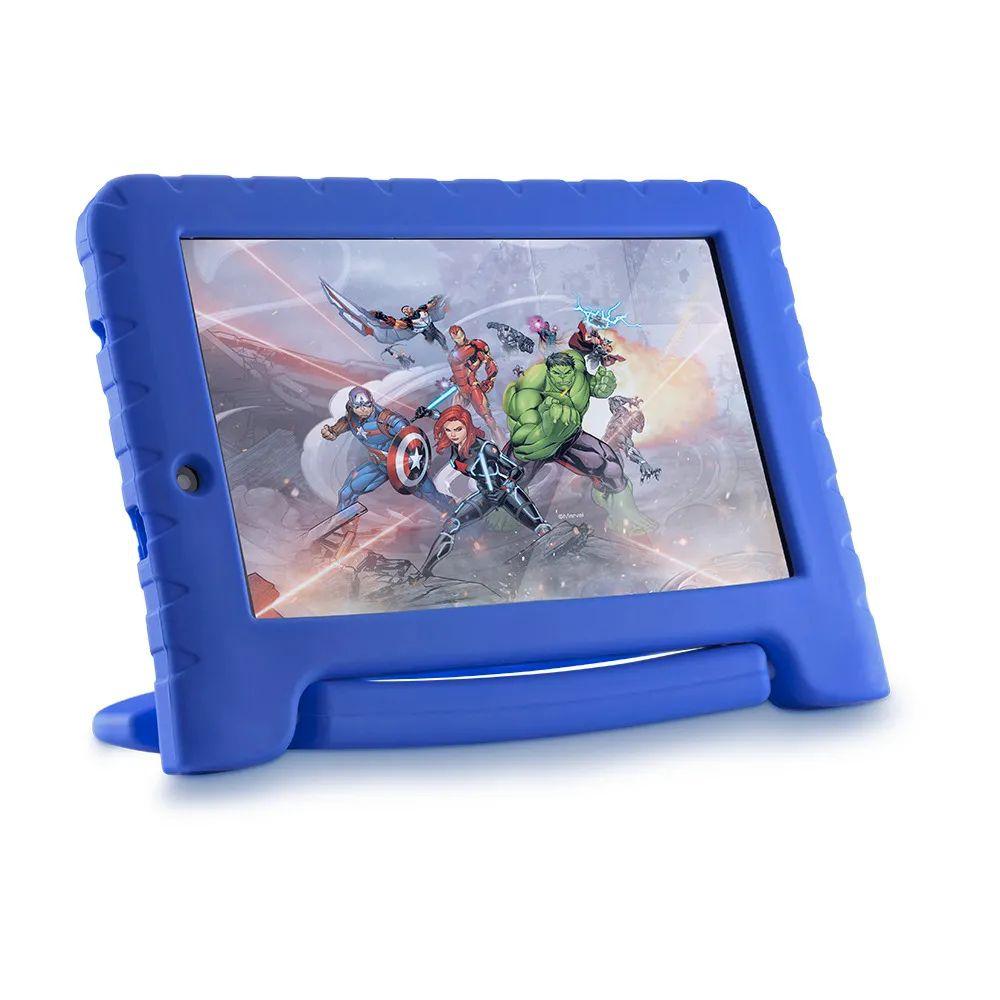 Tablet Infantil Marvel Avengers Plus Multilaser NB307 Capa Emborrachada ...