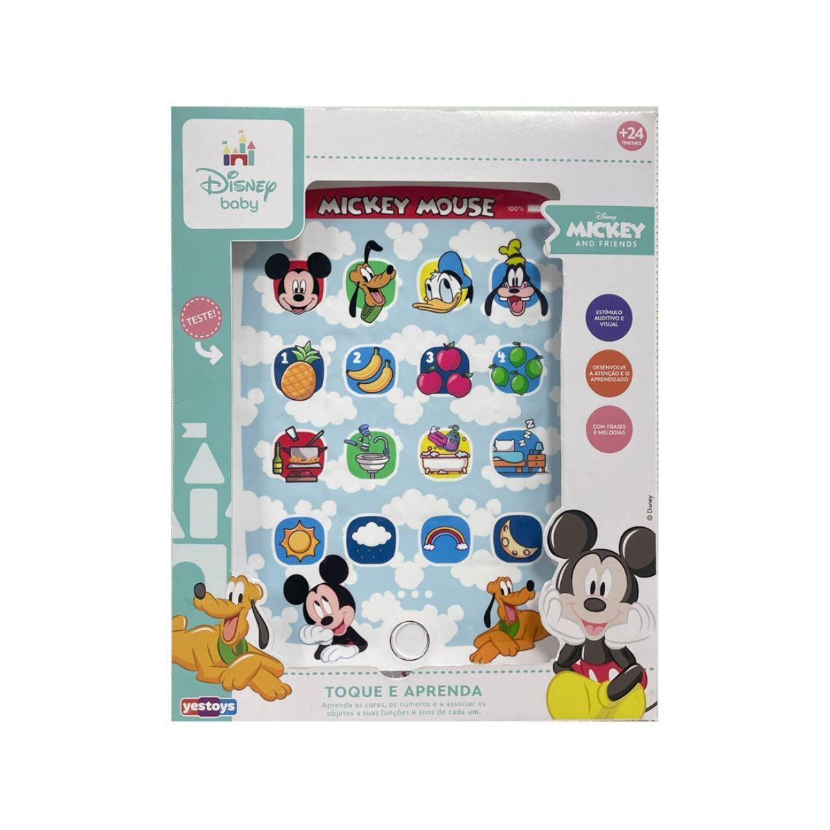 Tablet Infantil Mickey Disney Baby Yestoys - Tablet Educativo / de ...