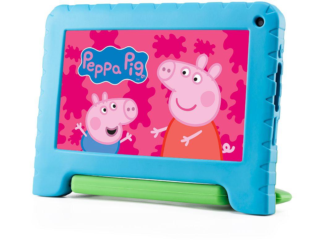Tablet Infantil Multi Peppa Pig com Capa 7” Wi-Fi 32GB Android 11 Quad ...
