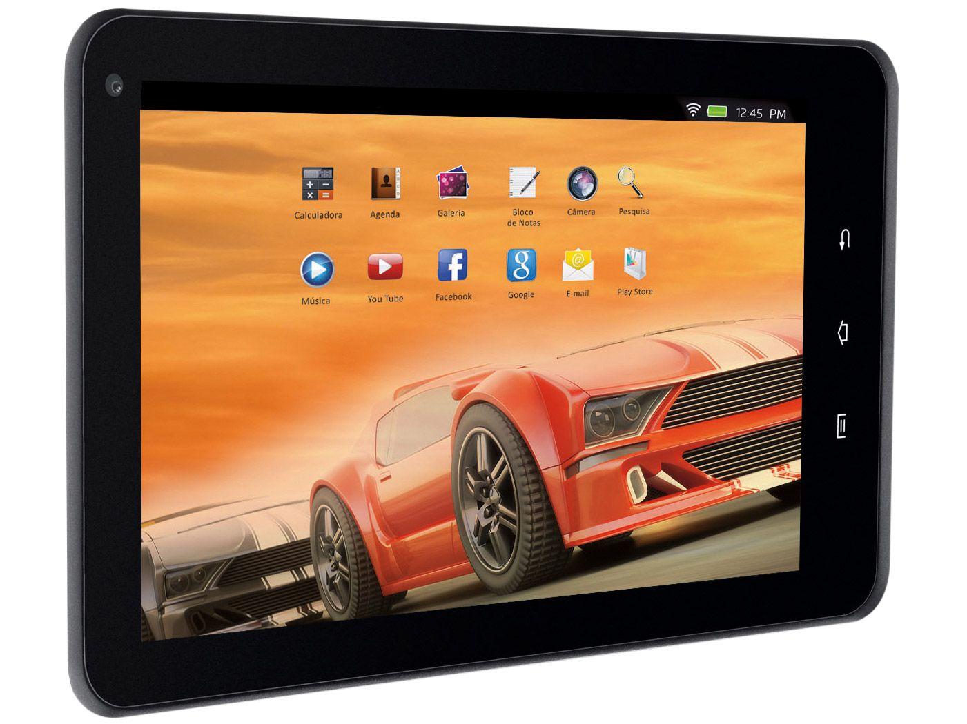 Tablet Mondial NTB 12G 8GB 7” Wi-Fi Android 5.1 Proc.Quad Core Câmera ...