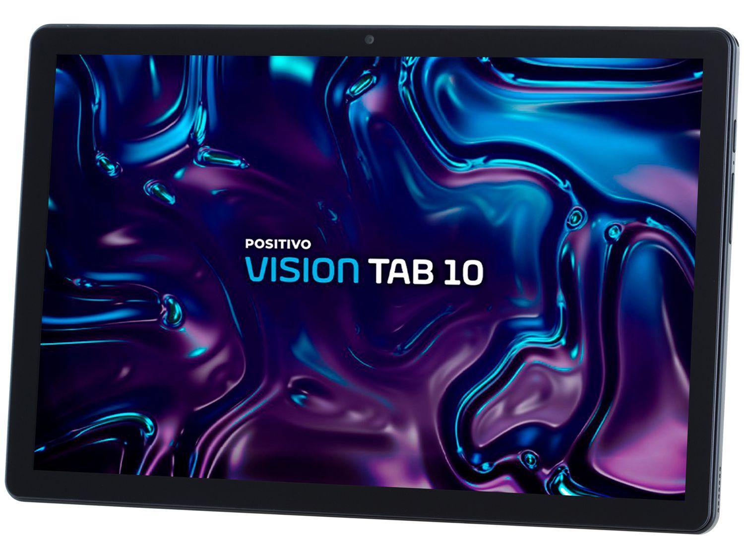 Tablet Positivo Vision Tab 10,1" 128GB 4GB RAM Android 13 Octa Core Wi ...