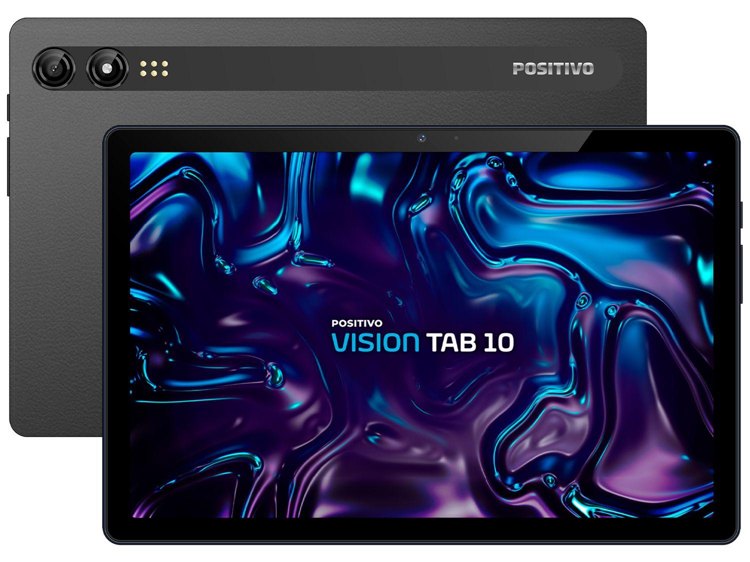 Tablet Positivo Vision Tab com Teclado 10,1" 128GB 4GB RAM Android 13 ...