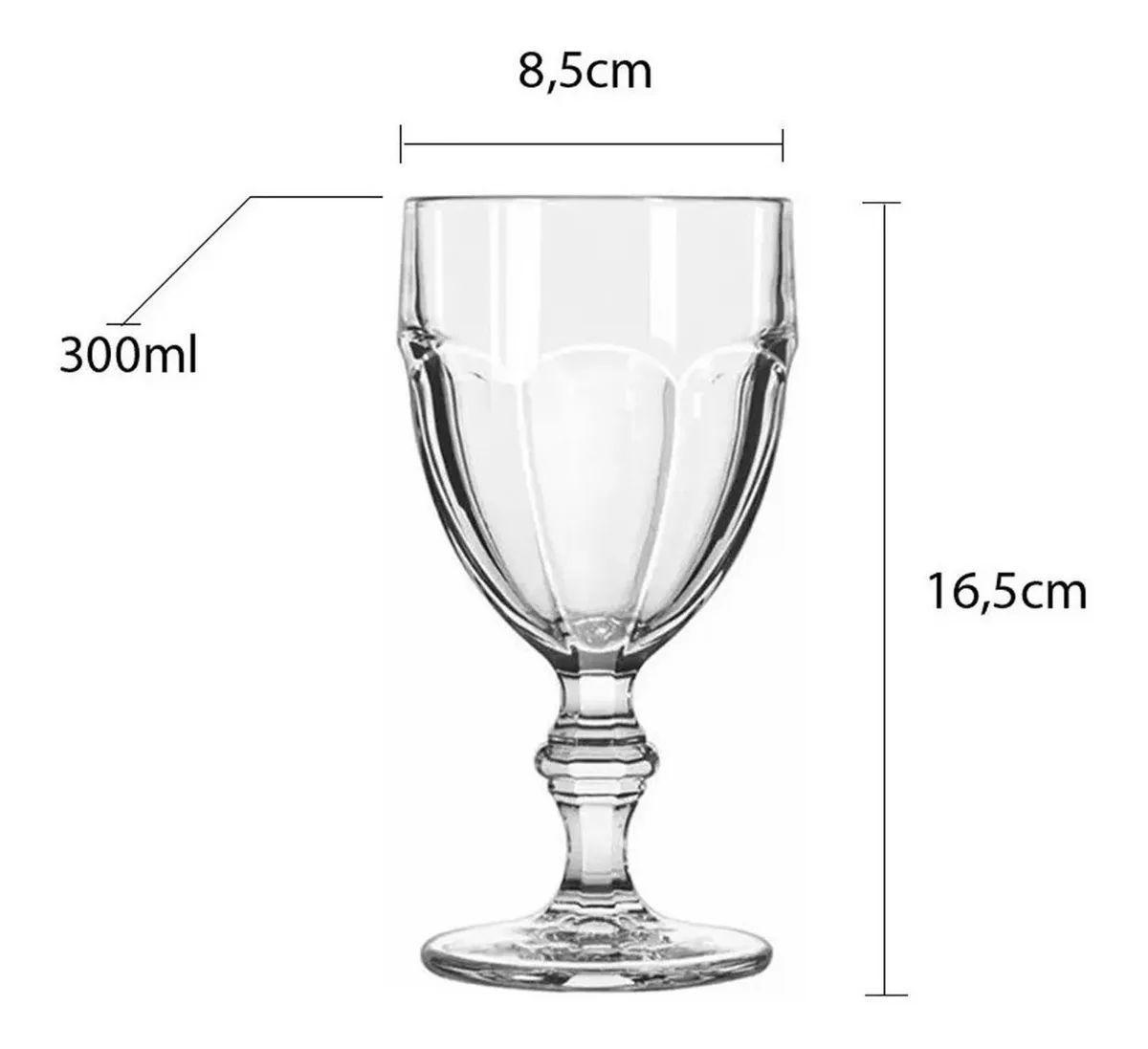 Taça de Vinho Portuguesa com 6 Lindas Peças Transparente - Red Cherry ...
