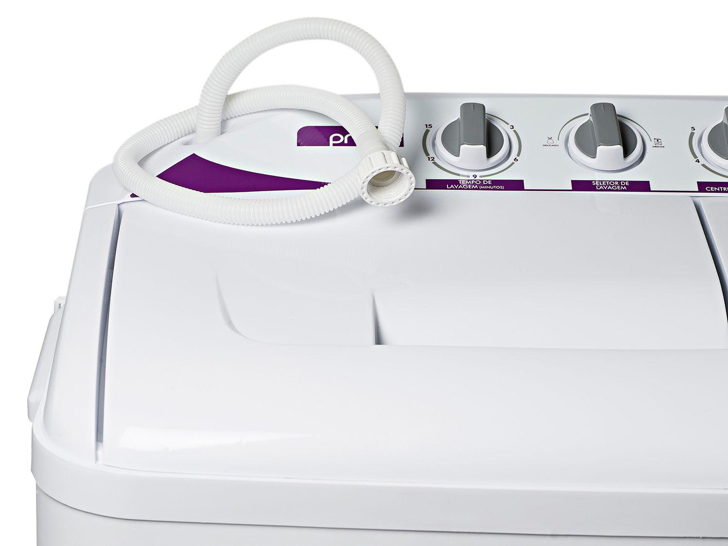 Tanquinho Praxis Twin Tub 10Kg - 2 em 1 Lava e Centrifuga com Timer - Tanquinho - Magazine Luiza