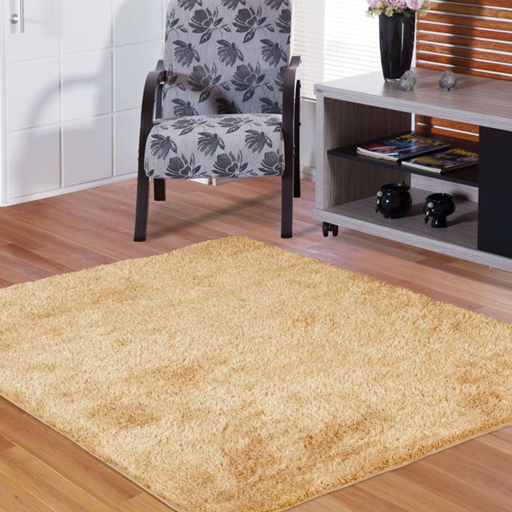 Tapete Felpudo Apolo Soft Casa Dona 200x250 Bege - Tapete - Magazine Luiza