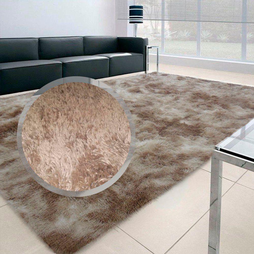 Tapete Felpudo Apolo Soft Casa Dona 200x300 Bege - Tapete - Magazine Luiza