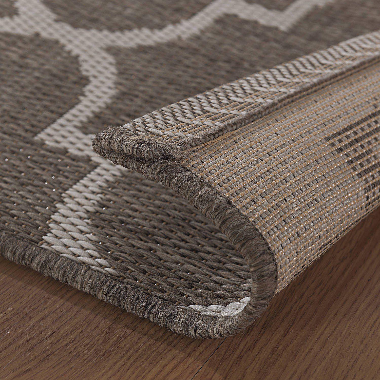 Tapete Retangular Sisal Fortaleza Abstrato Niazitex 60cmx1,00m Marrom ...