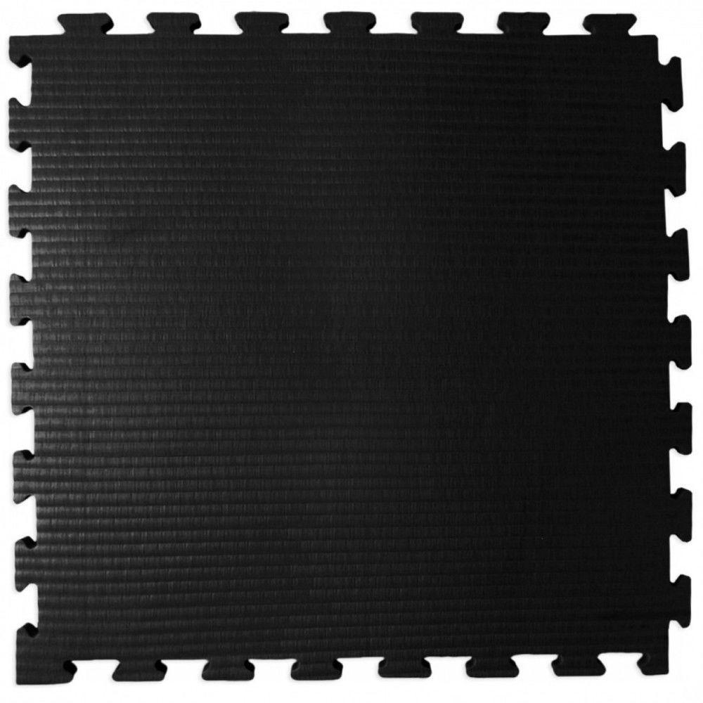 Tatame em Eva com Borda 1 Metro com 2 Cm de Espessura Preto 2 Unidades ...