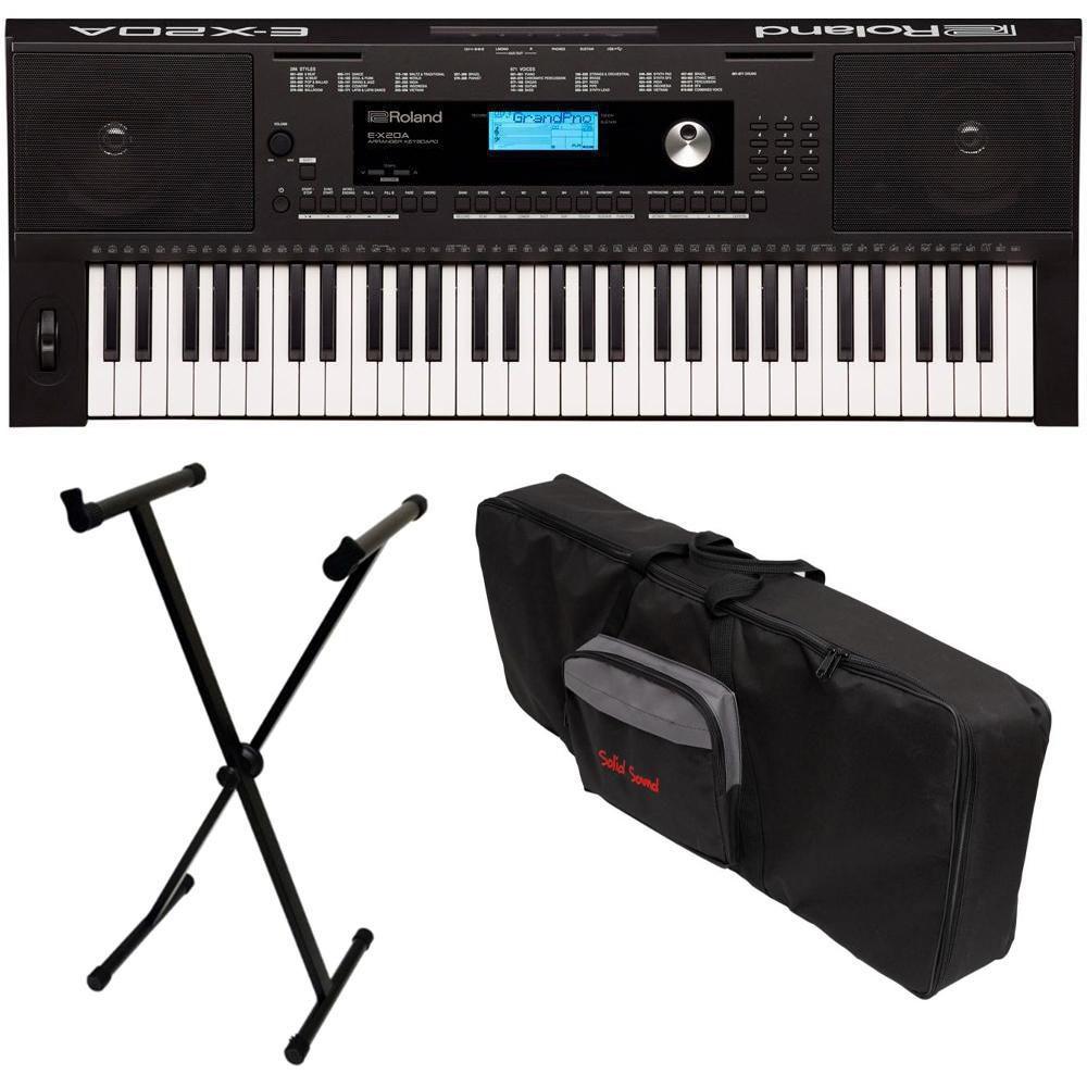 Teclado Arranjador Roland EX20A + Capa + Estante - Teclado Arranjador ...