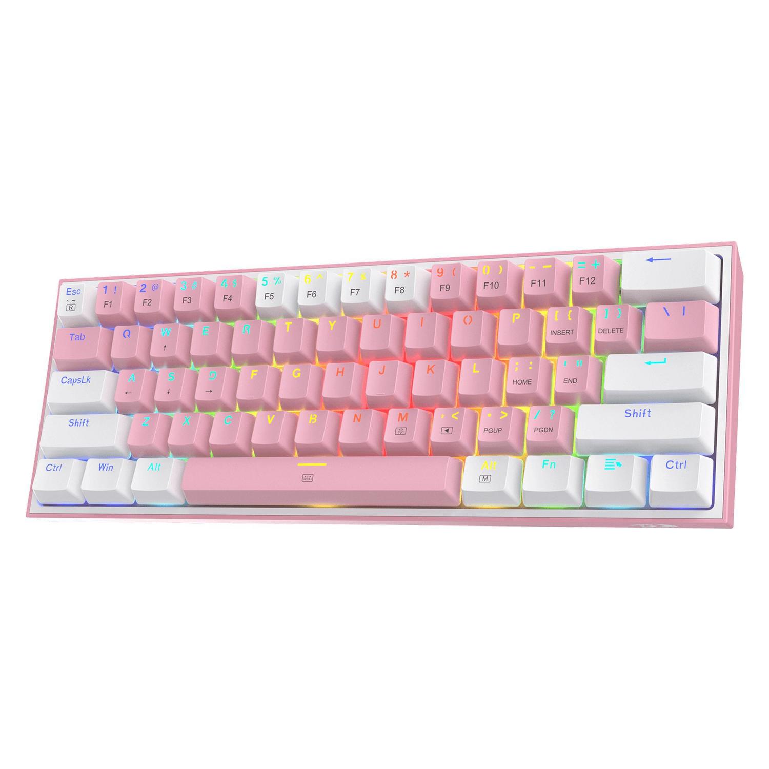 Teclado Gamer Fizz RGB 60% com fio Redragon Switch Blie Abnt2 - Teclado ...