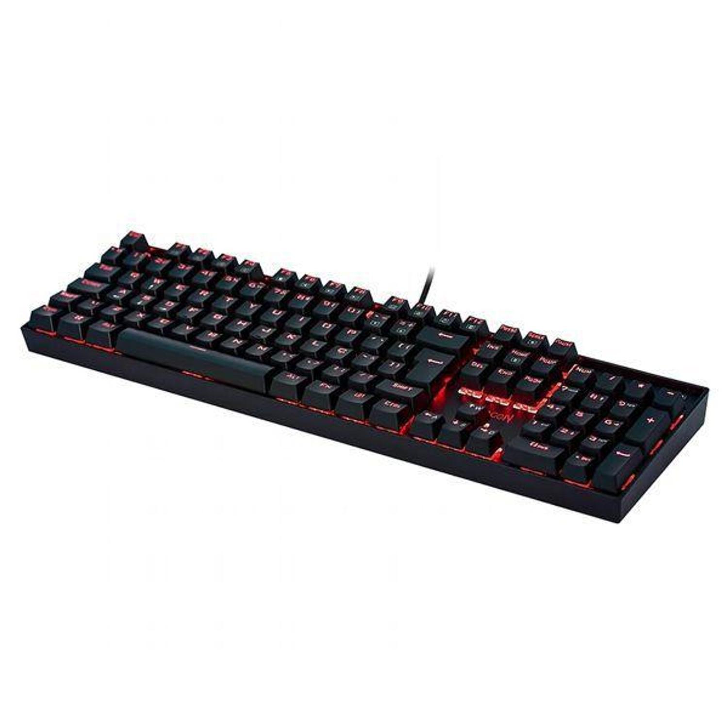 Teclado gamer mecânico mitra k551 single color abnt2 mk2 diy azul ...