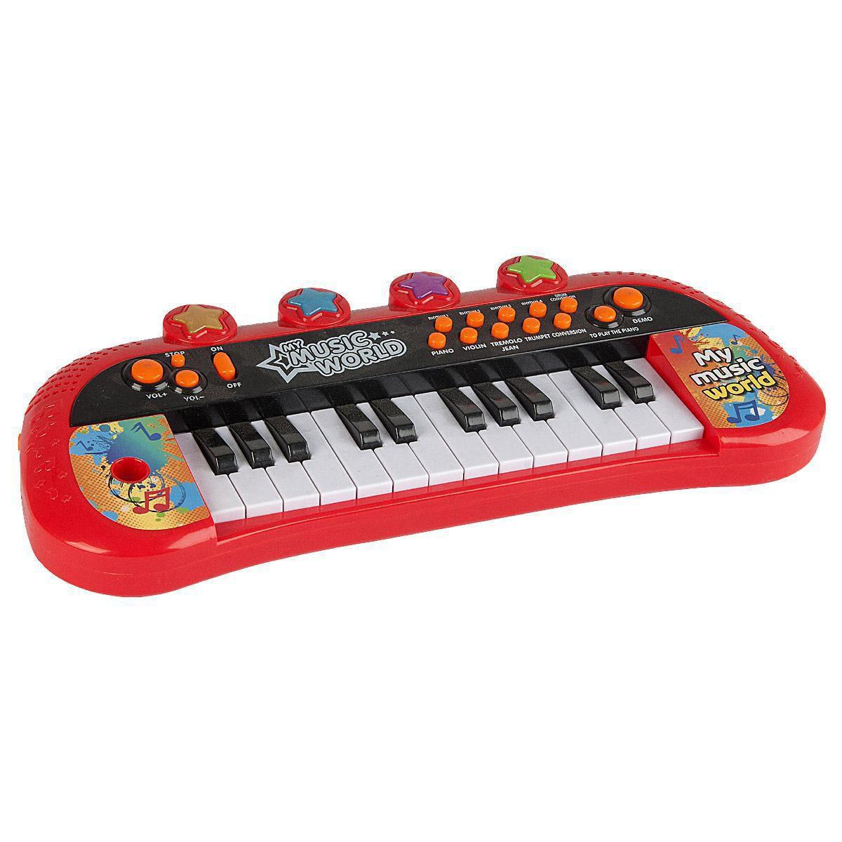 Teclado Infantil Eletrônico Musical Para Criança Luzes E Som - Zoop ...
