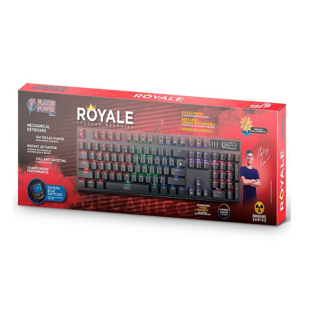 Teclado Mecânico ELG Gamer Flakes Power Royale - Teclado - Magazine Luiza