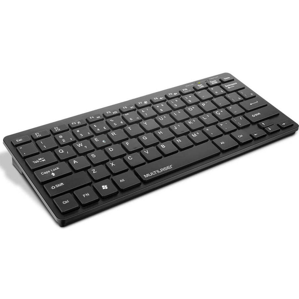 Teclado Mini Slim USB Preto TC154 - Multilaser - Teclado - Magazine Luiza