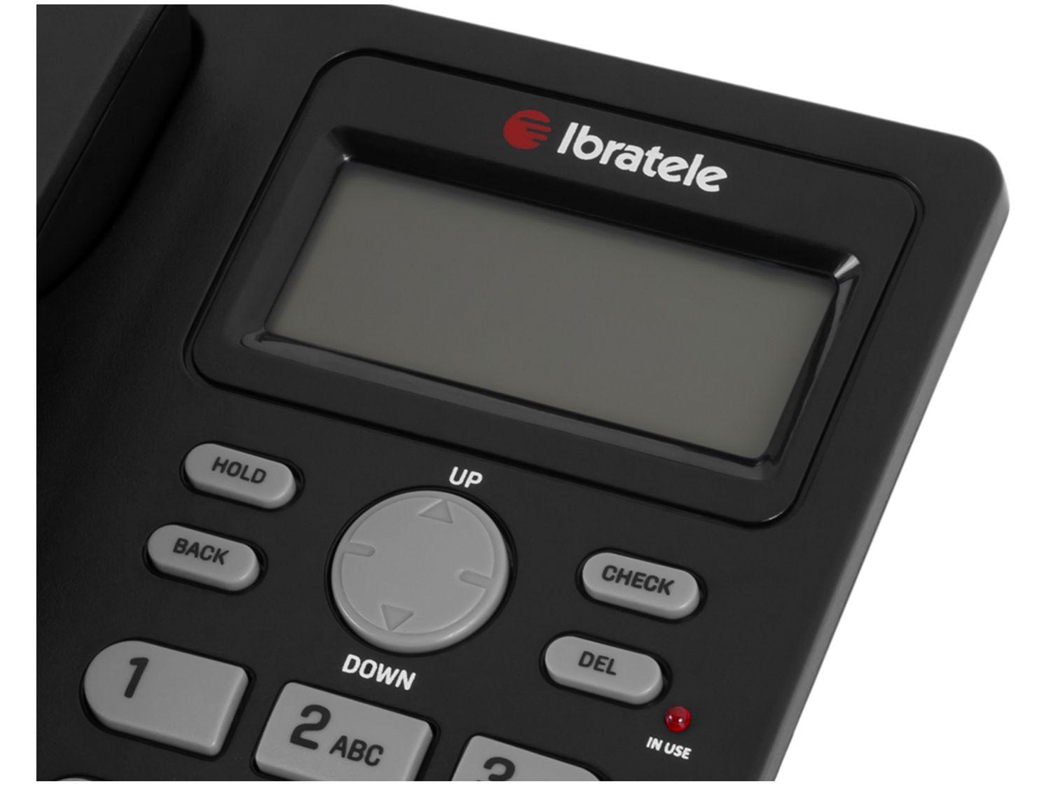 Telefone com Fio Ibratele Capta STA Identificador de Chamada