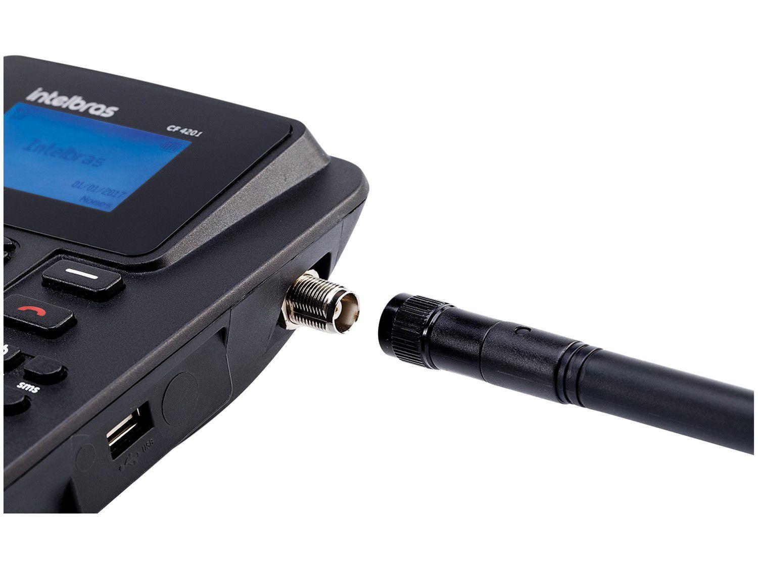 Telefone Rural Intelbras 2G com Internet - CF 4201 - Ramais - Magazine ...