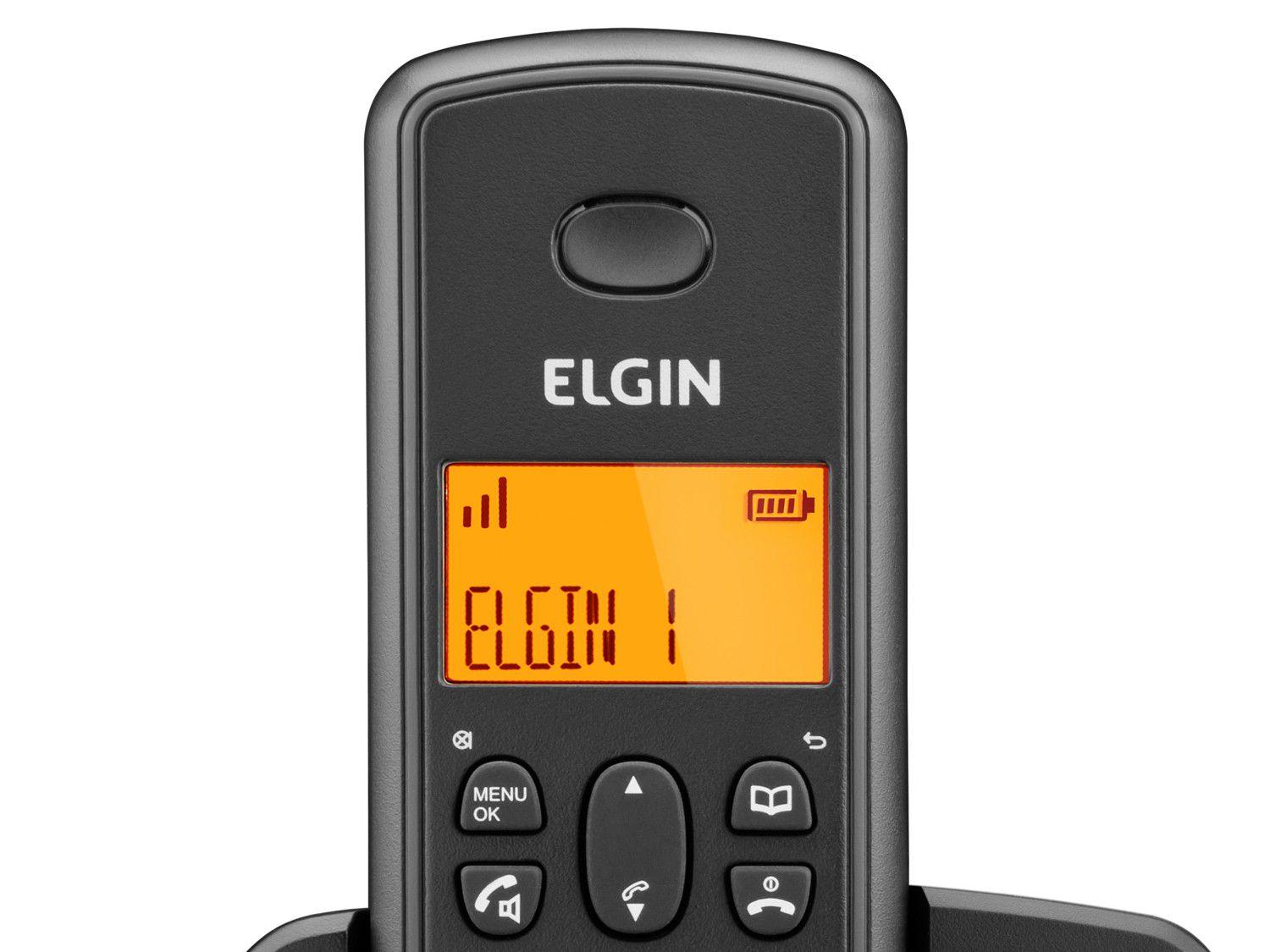 Telefone Sem Fio Elgin TSF8001 - Identificador de Chamada Viva Voz ...