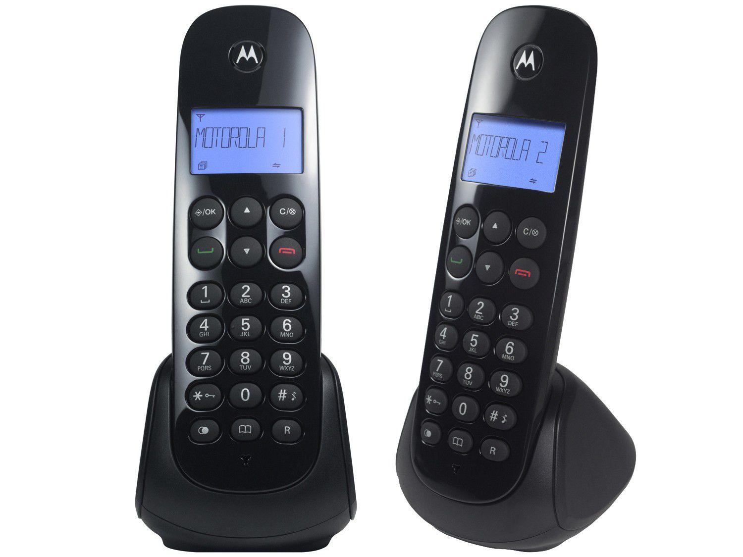 Telefone Sem Fio Motorola MOTO700-MRD2 + 1 Ramal - Identificador de ...