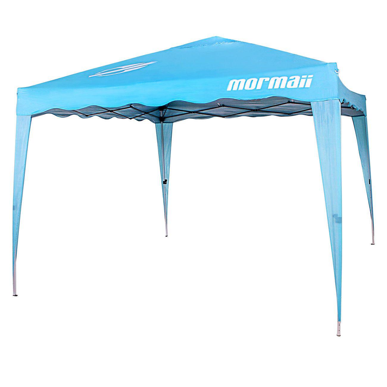 Tenda Gazebo Mormaii 3X3 Metros Sanfonada Articulada Dobrável Barraca ...