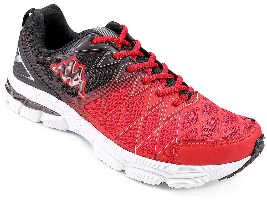 Tênis Kappa Impact Masculino Vermelho e Preto