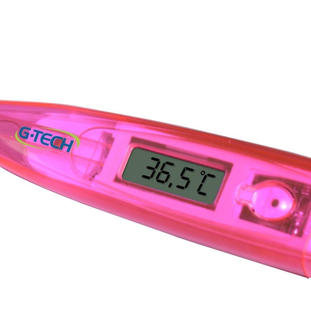 Termômetro Clinico G-Tech Digital Ponta Rígida Rosa - Termômetro ...