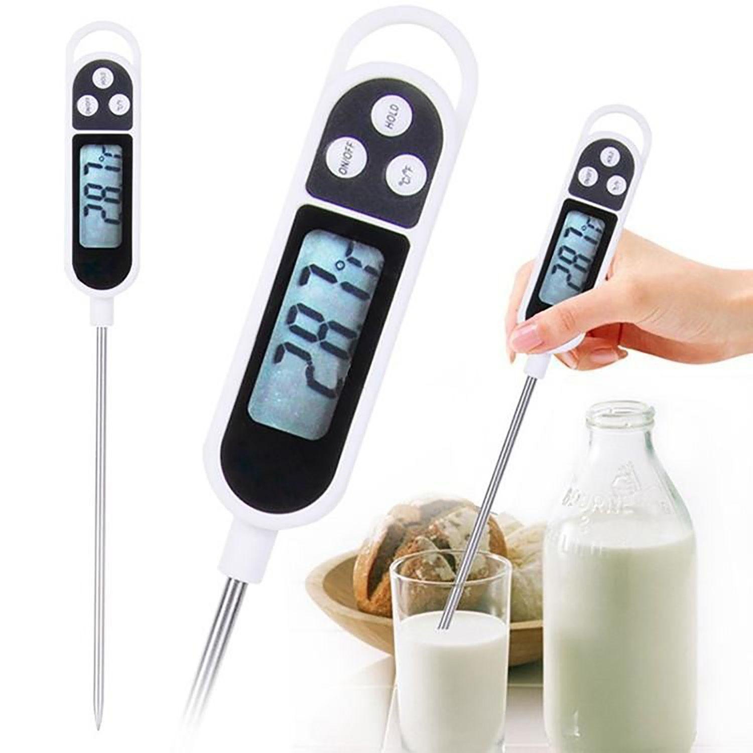 Termômetro Culinário Digital Espeto Alimento Bebida Cozinha - Facibom ...