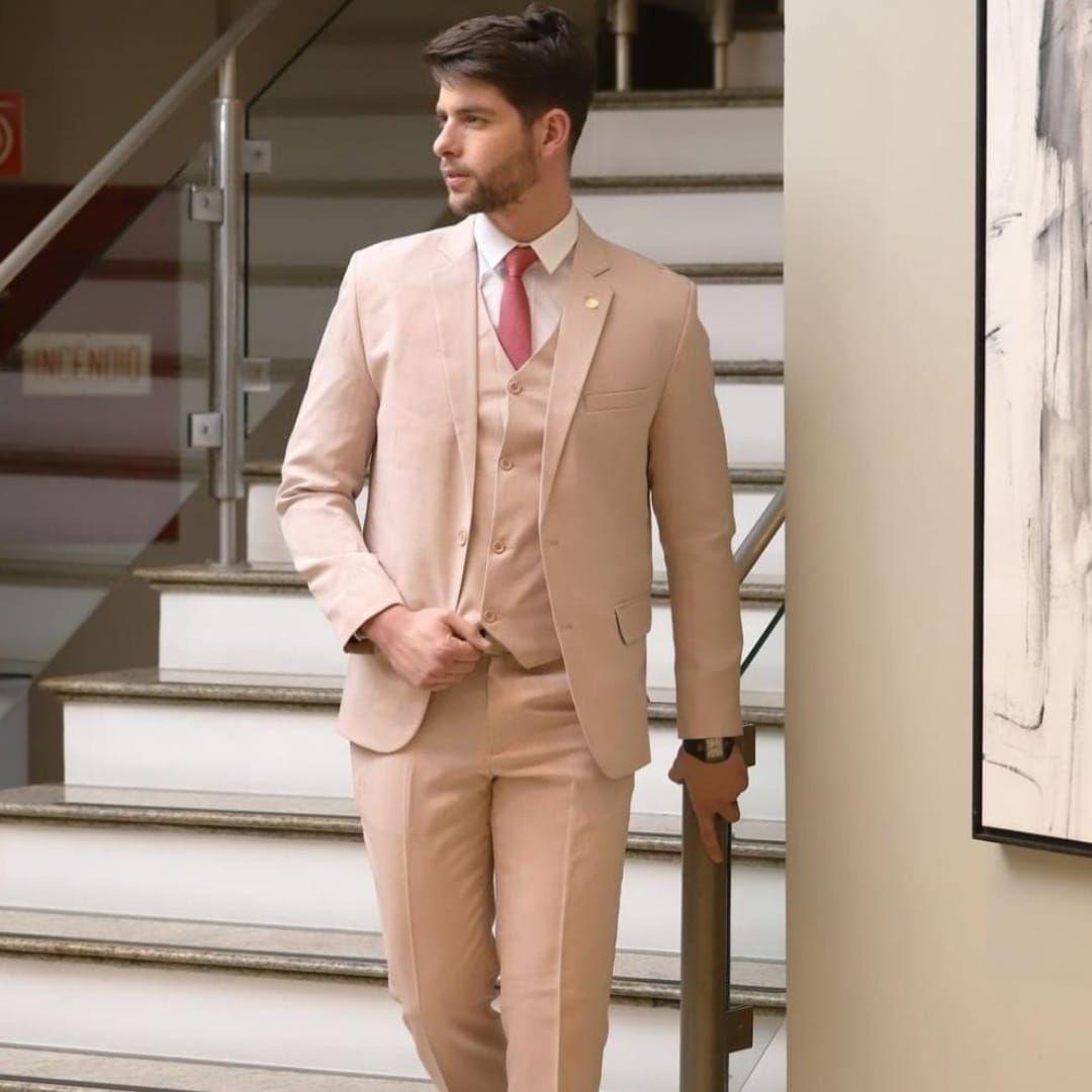 Terno Completo De Casamento Para Homens Trajes Para Noivos E