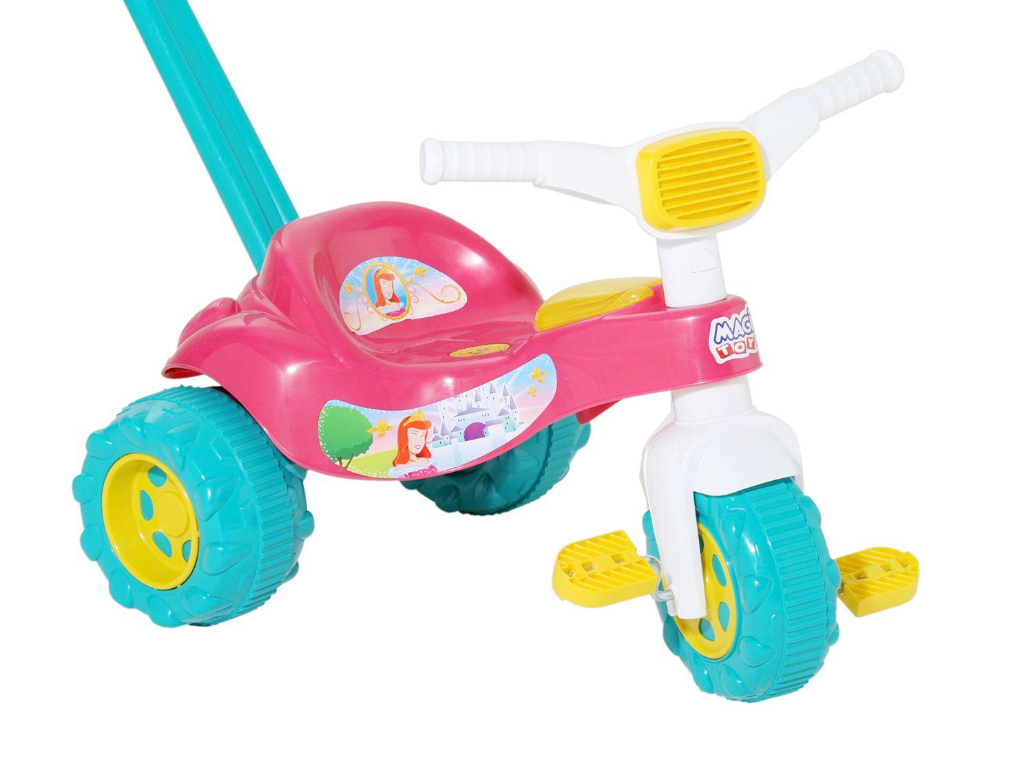 Tico-Tico Princesa com Alça - Magic Toys - Velotrol e Triciclo a Pedal ...