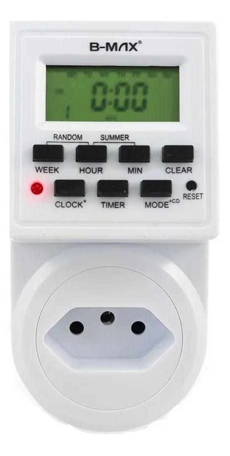 TIMER DIGITAL E TEMPORIZADOR LCD TOMADA ENERGIA BIVOLT PROGRAMÁVEL ...