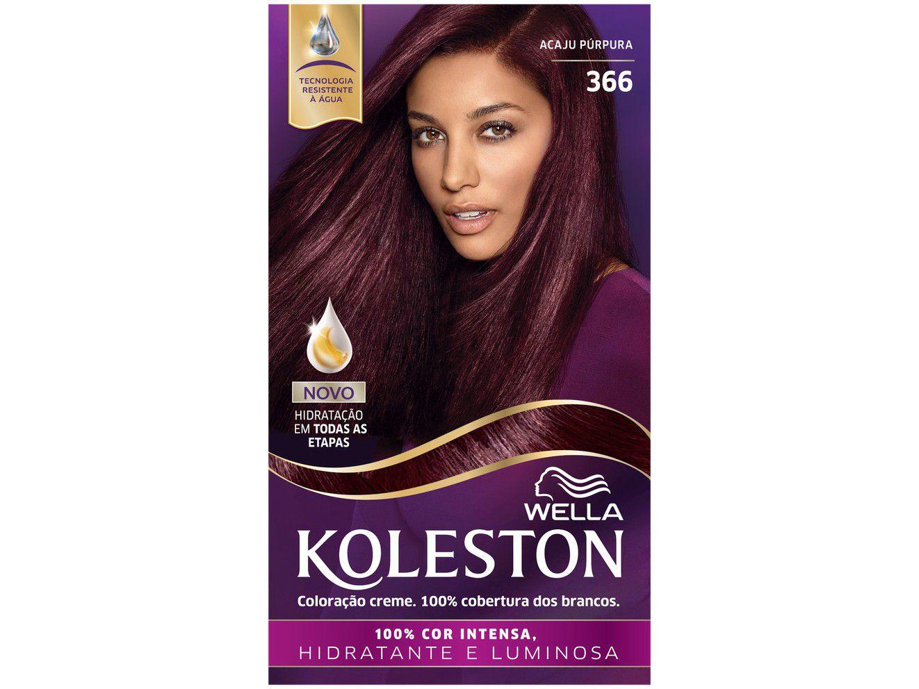 Tinta de Cabelo Koleston Acaju Púrpura 366 - 100ml - Tinta de Cabelo ...